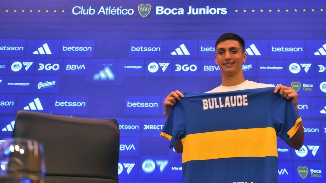 Boca presentó a su última incorporación, el juvenil Bullaude - Nuevo ...